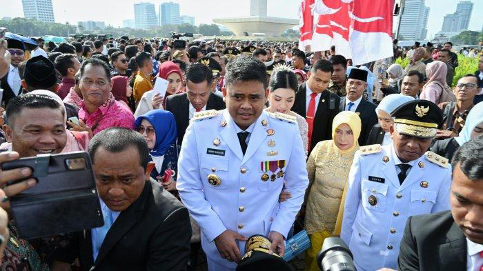 Lantik Bobby Nasution,Prabowo : Saudara Pelayan Rakyat Lantik Bobby Nasution,Prabowo : Saudara Pelayan Rakyat