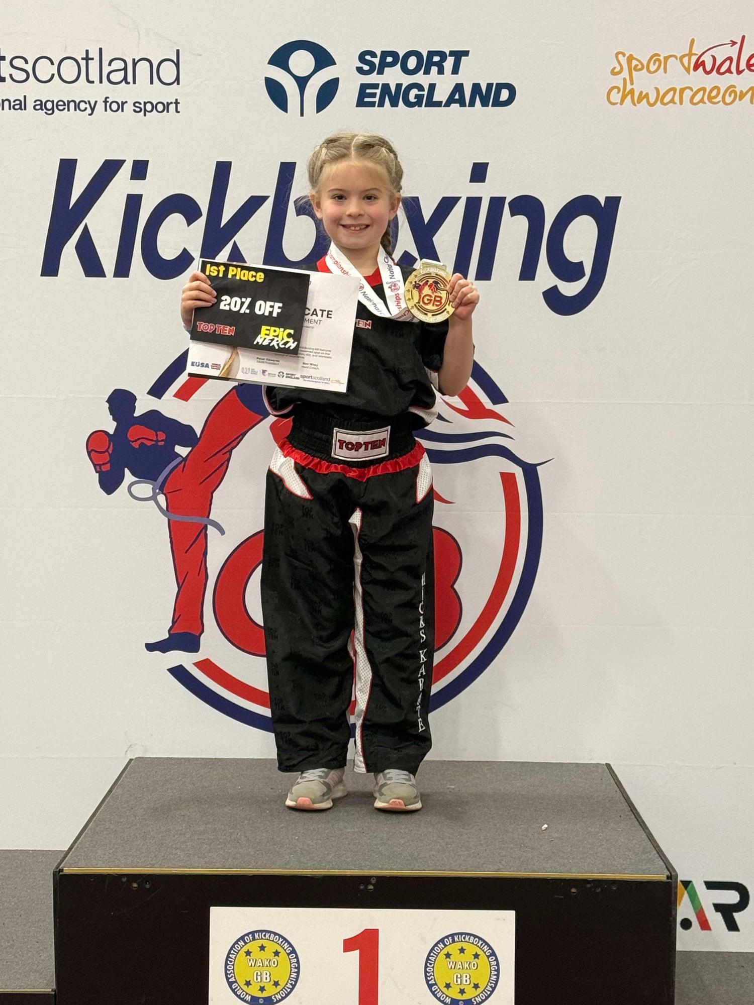 Eight year-old Aryia was among three youngsters to win a national ...