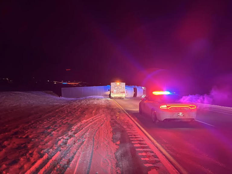 I-90 westbound back open; lane closure