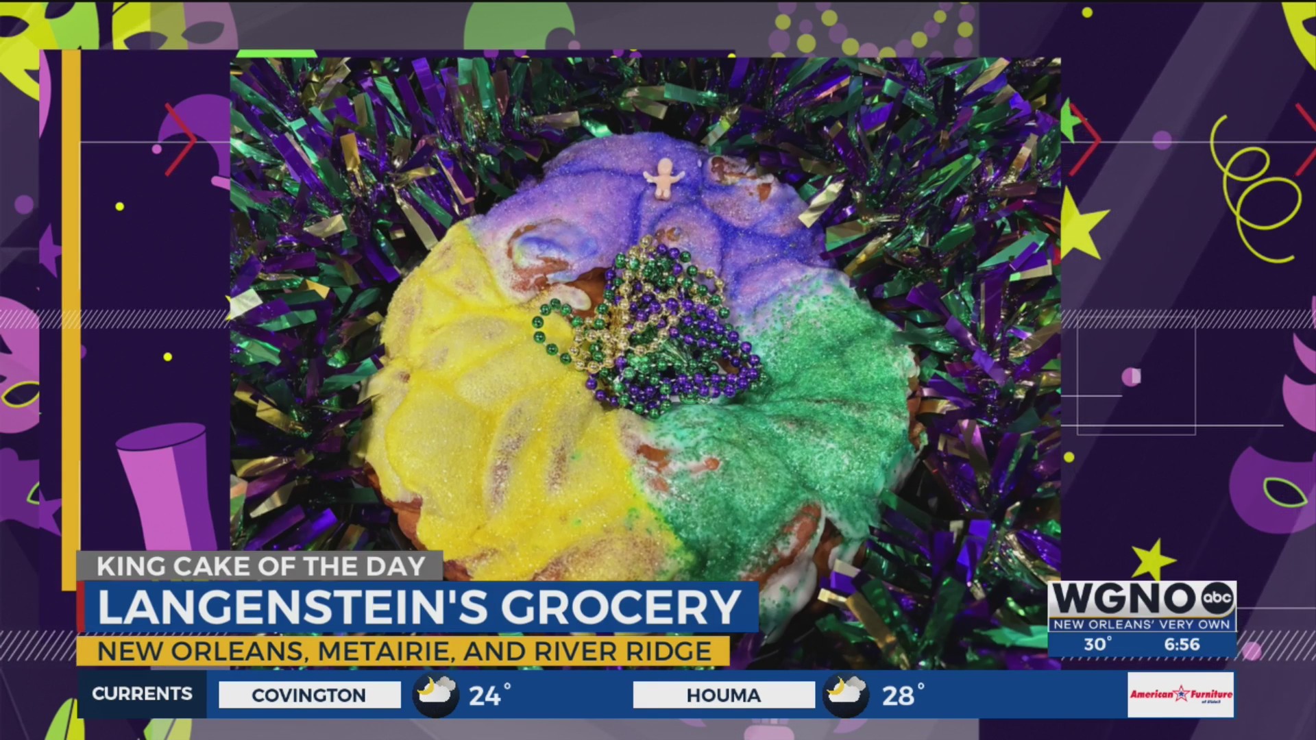 King Cake of the Day: Langenstein's Grocery