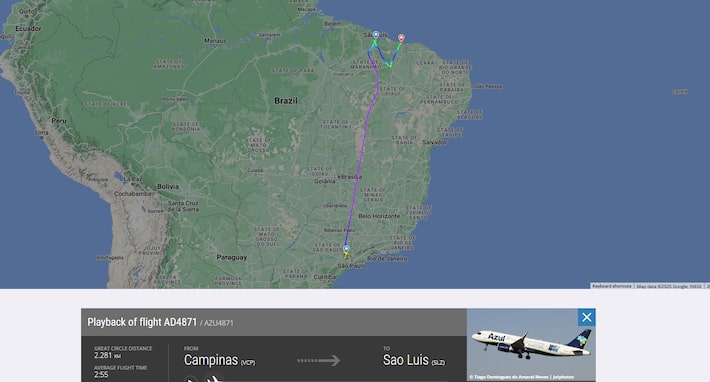 ‘Mayday fuel’: mau tempo muda rota e voo da Azul declara emergência por ...