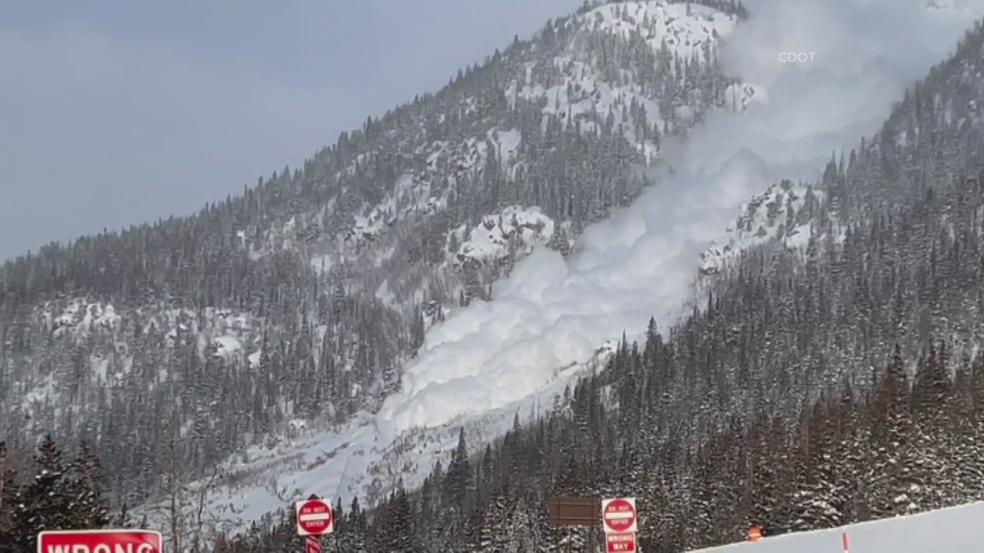 Crews conduct avalanche mitigation work along mountain corridor