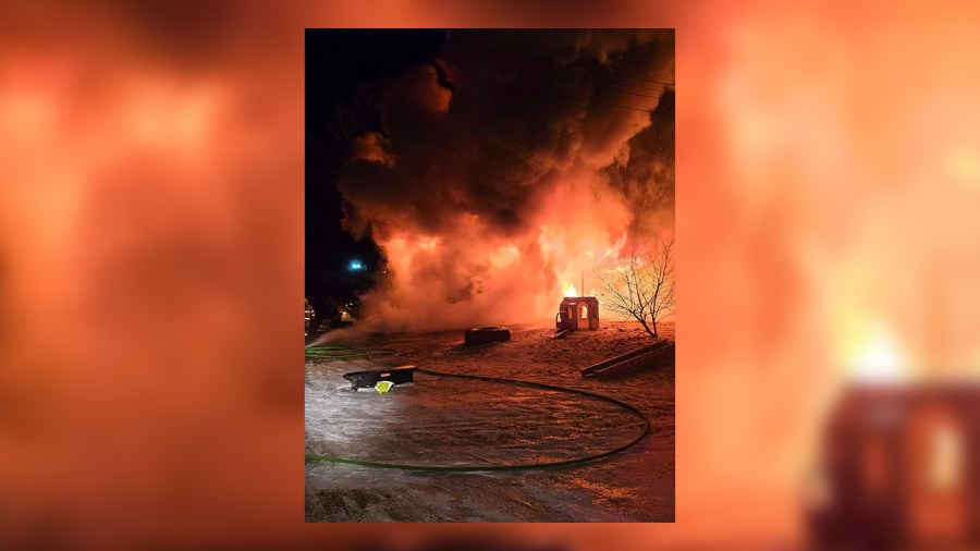 Structure burns after late night fire in Canisteo