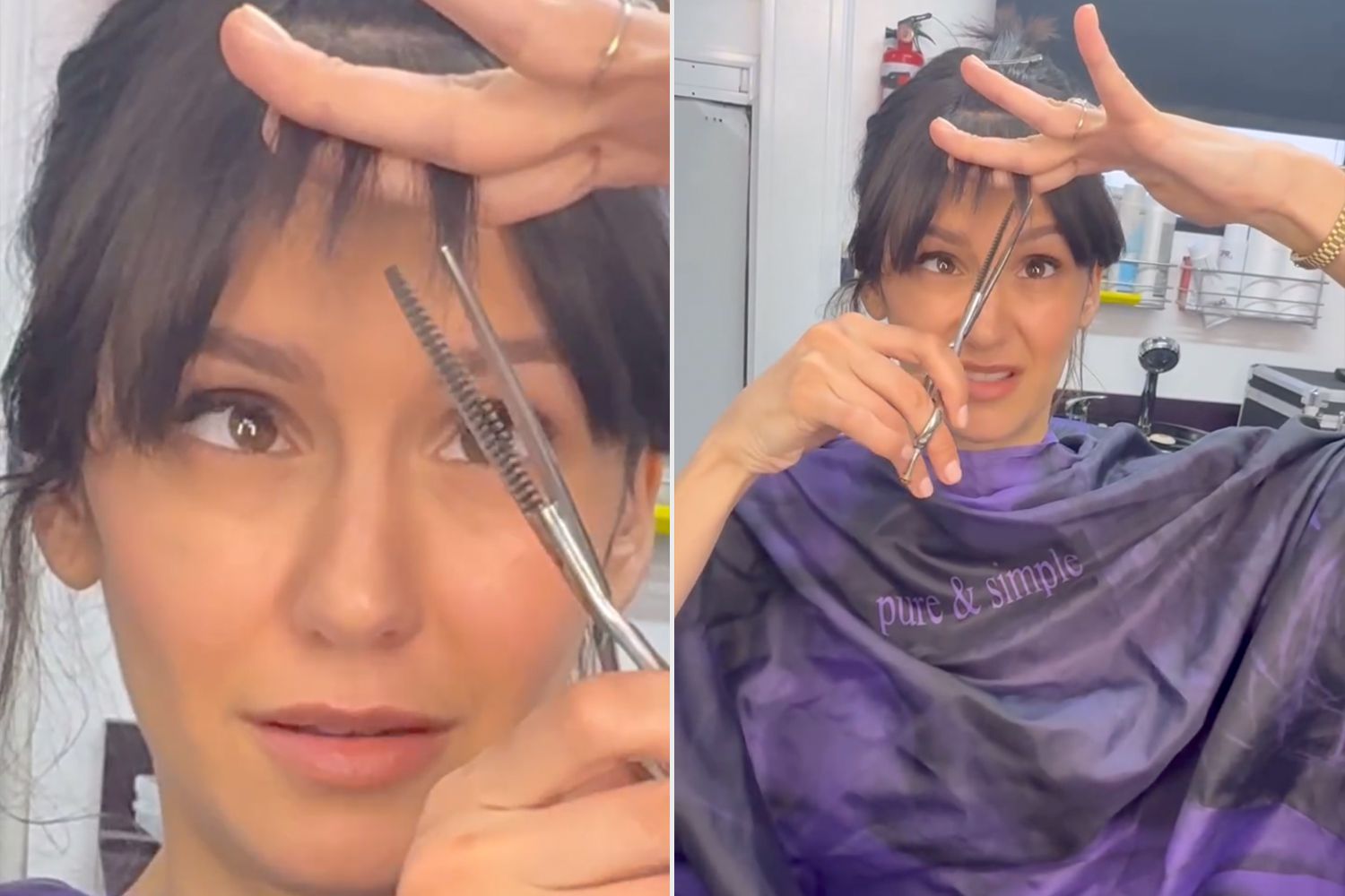 Nina Dobrev Keeps It Real by Cutting Her Own Bangs: ‘In Case You Were ...
