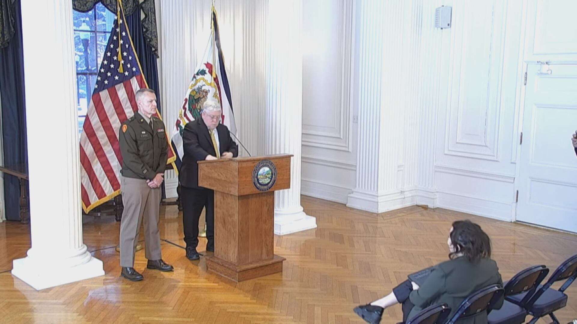 Gov. Morrisey delivers press conference on FEMA Aid