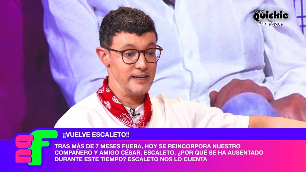 Escaleto vuelve a 'Ni que fuéramos' tras 7 meses de ausencia por un ...