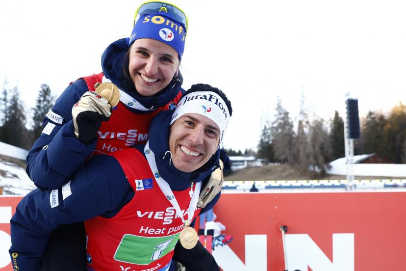 « Stress, douleur, excitation, j'adore » : Quentin Fillon Maillet et Julia Simon ont réussi une ...