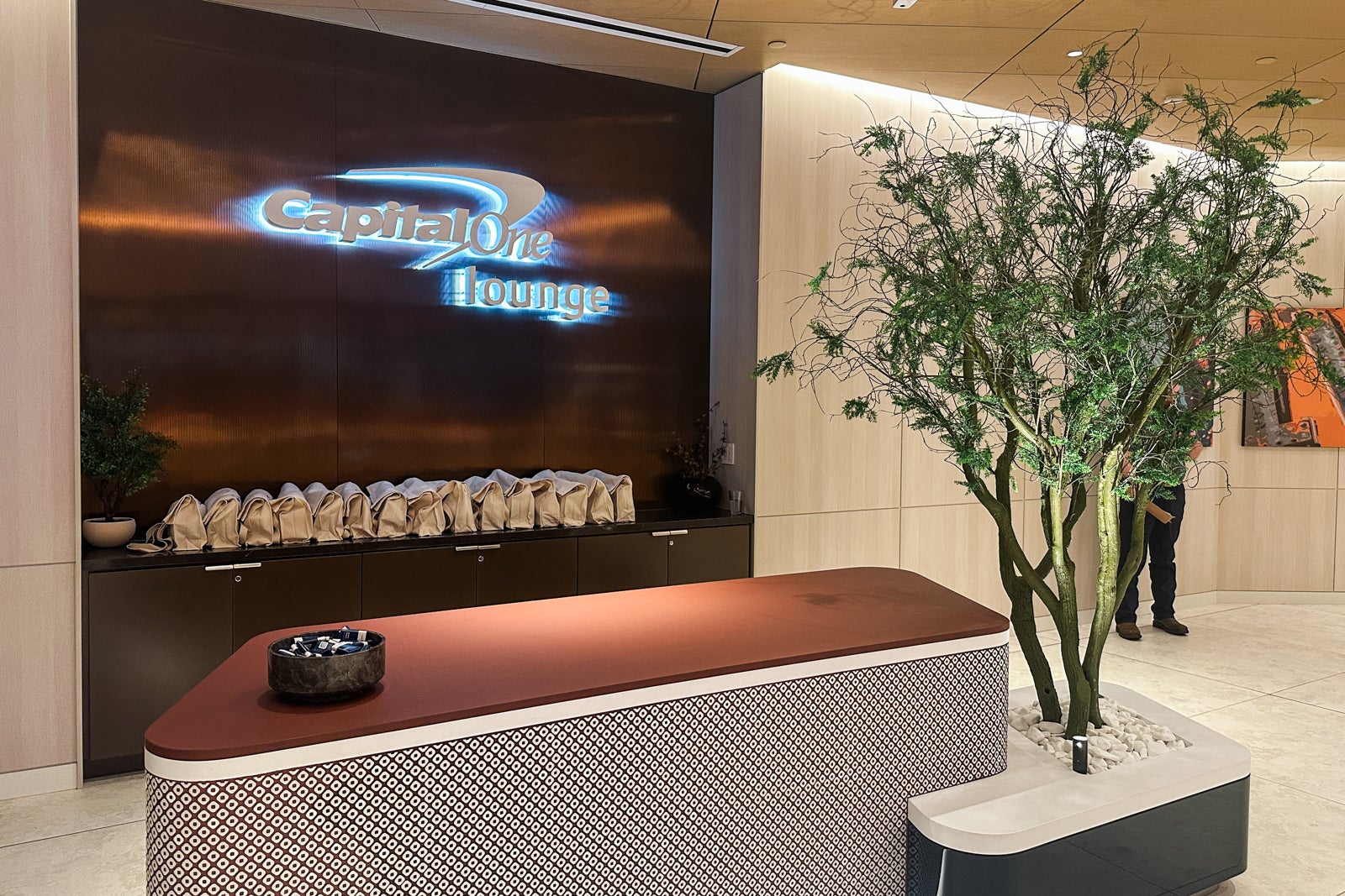Our first look at Capital One's new Las Vegas lounge