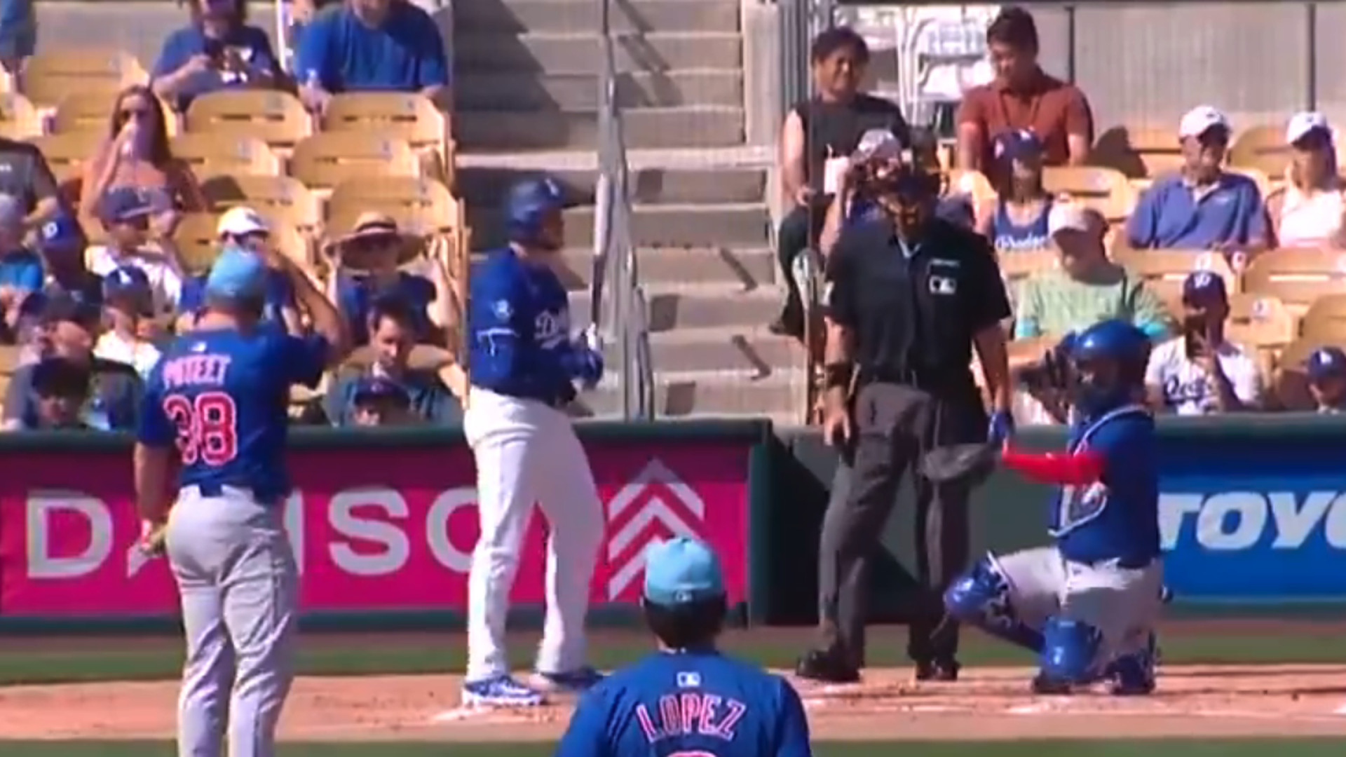 First ABS challenge in MLB history goes against Dodgers