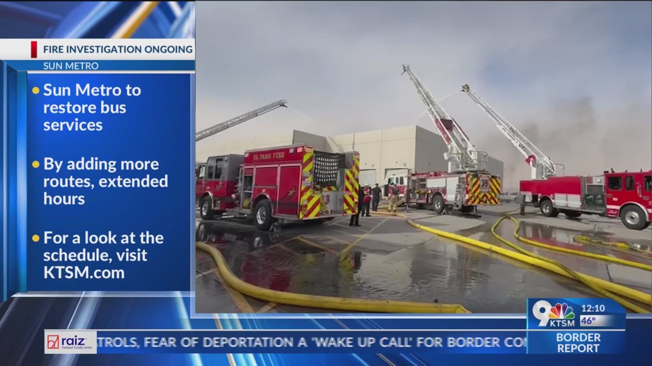 Sun Metro to restore bus services