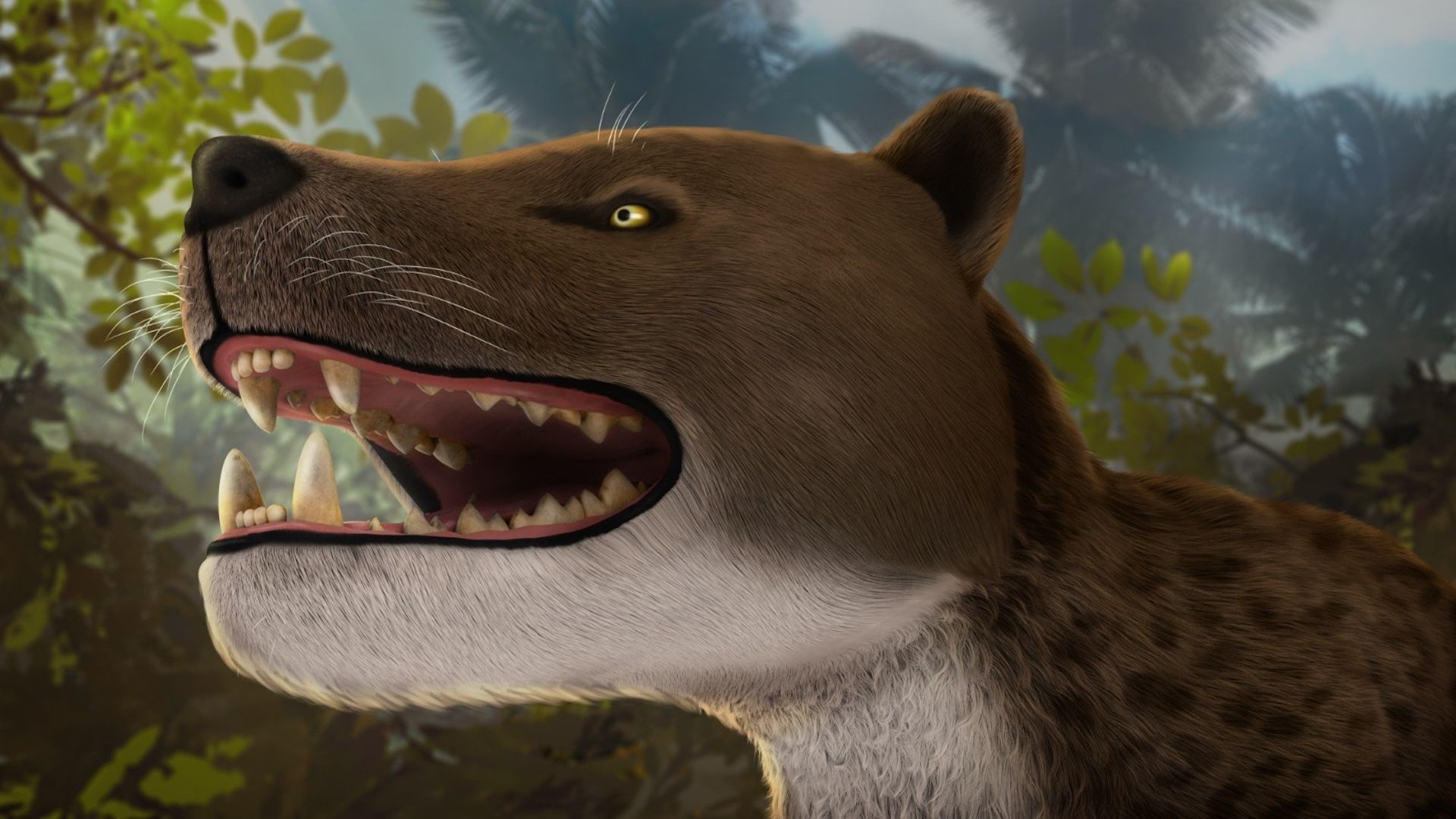 'A set of large teeth sticking out of the ground': Scientists reveal ...