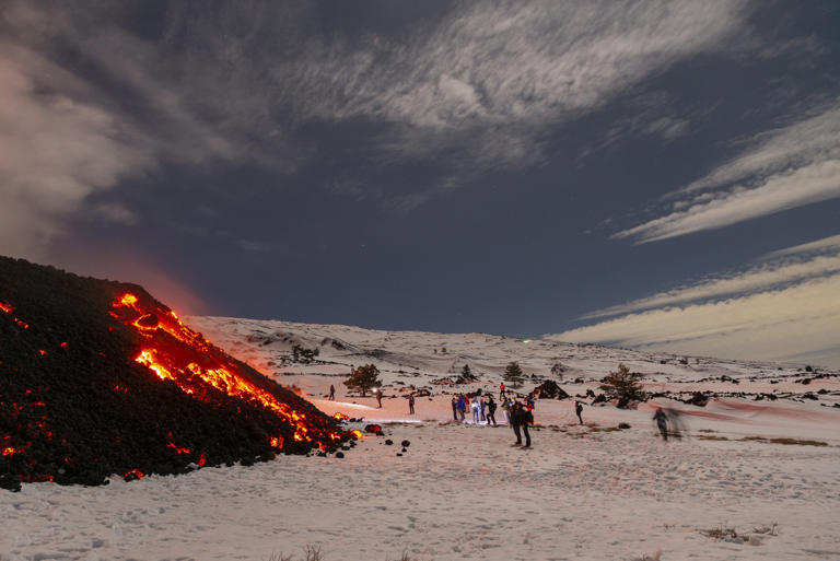Italy's warning to 'wild' tourists swarming Mount Etna after latest ...
