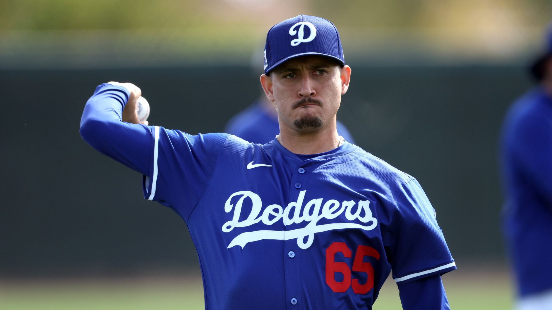 Which NRI will pitch the most innings for the Dodgers?