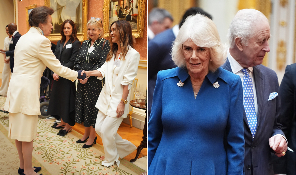 Princess Anne joins Queen Camilla and King Charles at Buckingham Palace ...