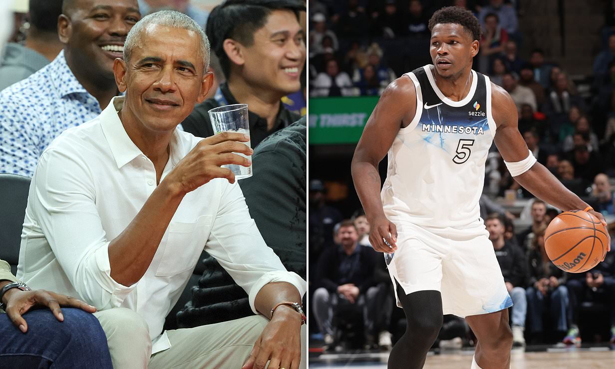 Barack Obama 'better stand down,' says NBA star Anthony Edwards in ...