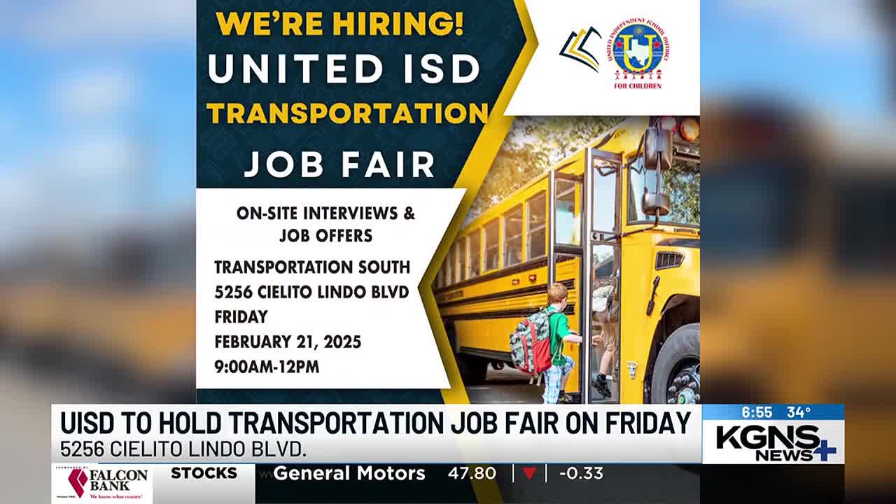 UISD to hold transportation job fair on Friday