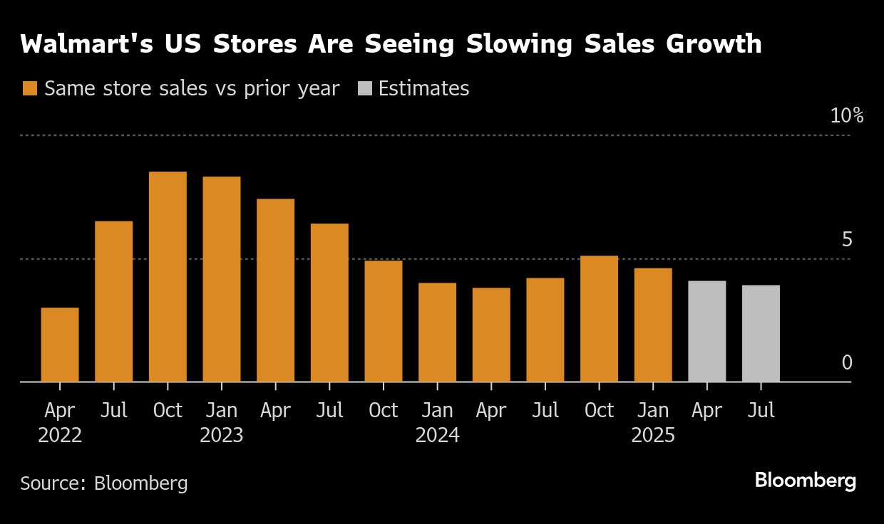 Walmart Profit Forecast Falls Short on Slowing Growth