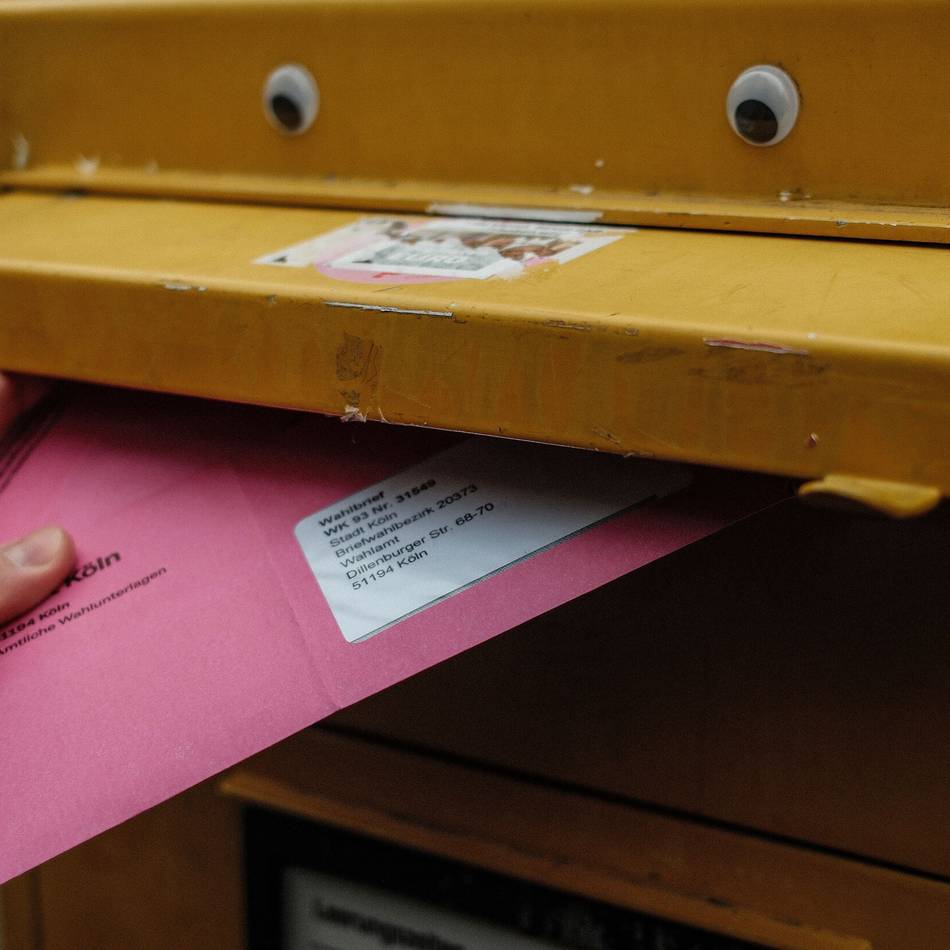 Briefwahlunterlagen am besten nicht mehr per Post verschicken