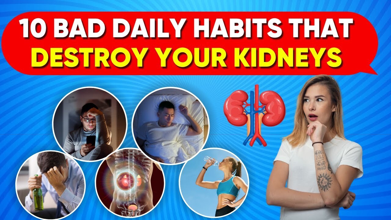 Top 10 Bad Daily Habits That DESTROY Your KIDNEYS!