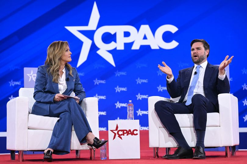 JD Vance's tiny pants at CPAC spark mockery online - 'Make pants great ...