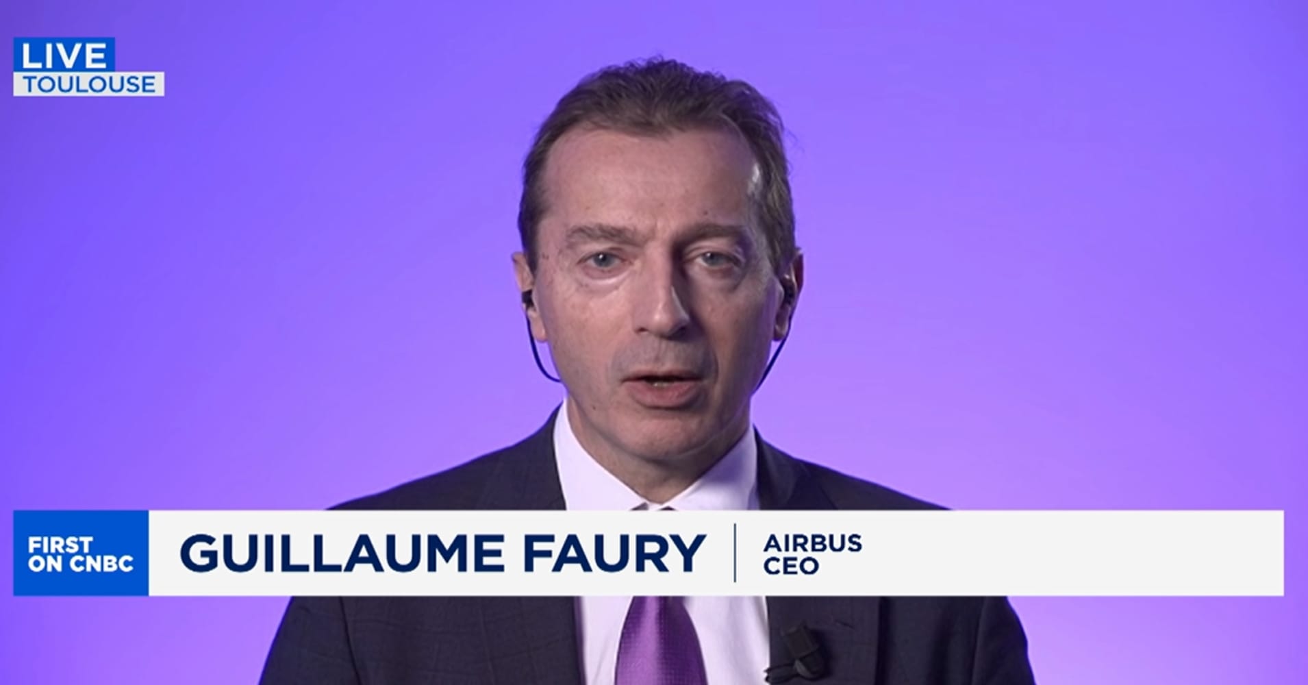 Watch CNBC's full interview with Airbus CEO Guillaume Faury