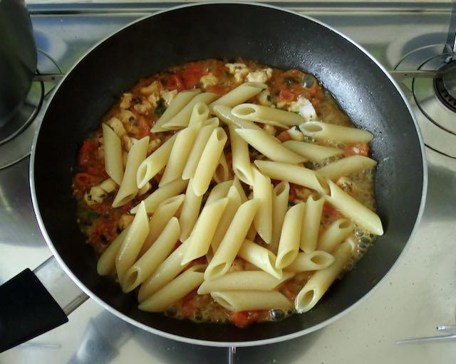 Pasta con merluzzo