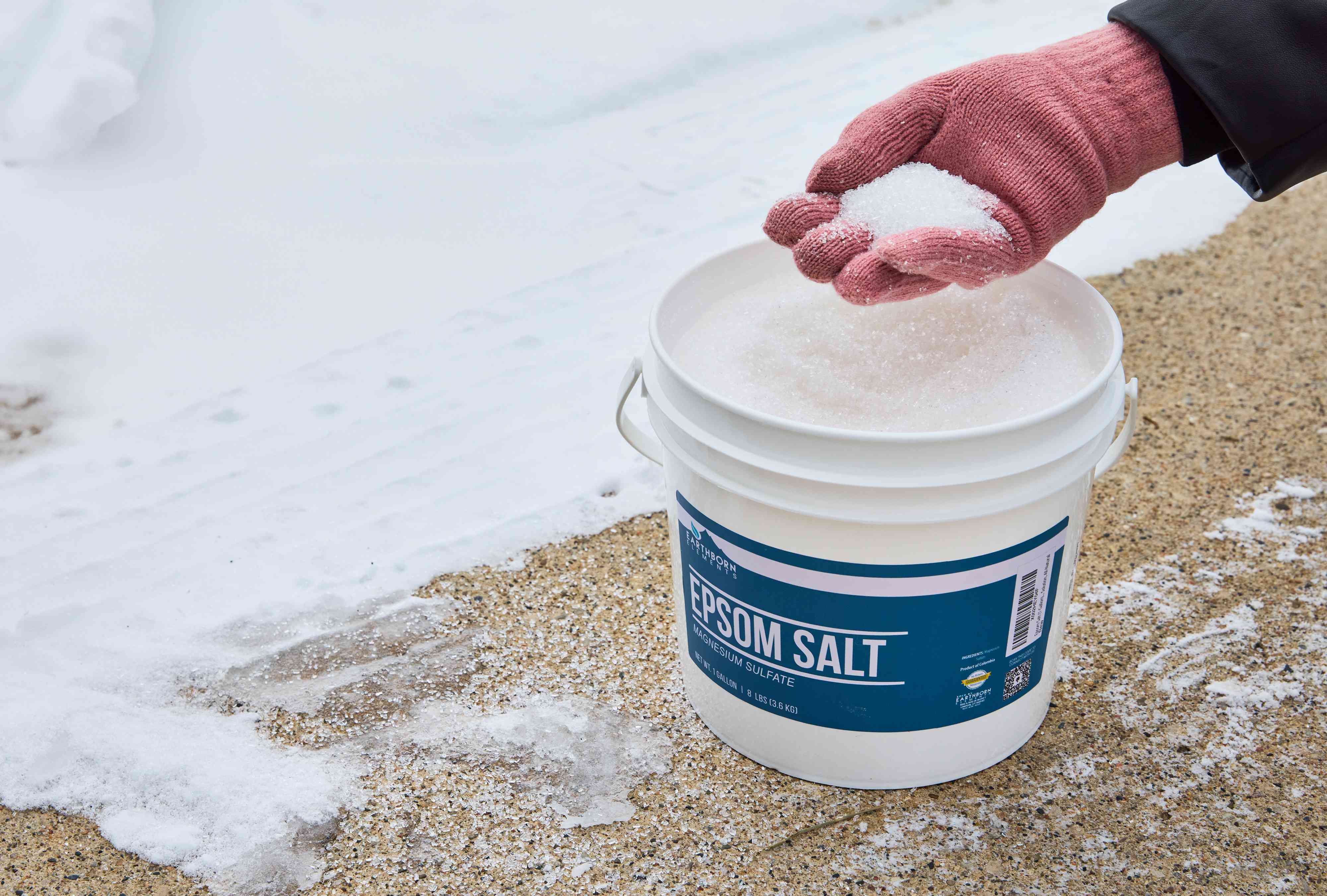 Can you use Epsom salt on driveway ice? We asked a winter maintenance ...
