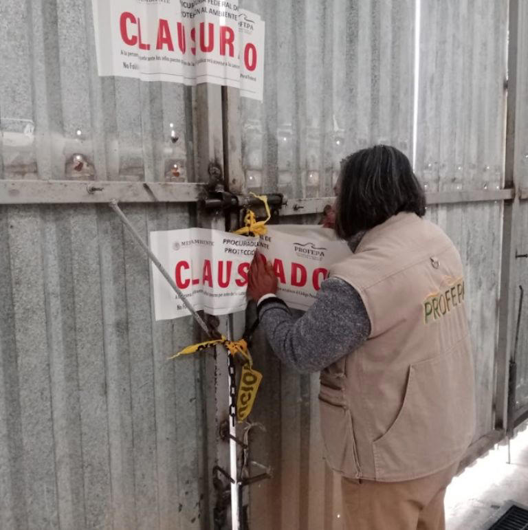 Por mal manejo de residuos peligrosos, Profepa clausura la empresa SAFESA JM