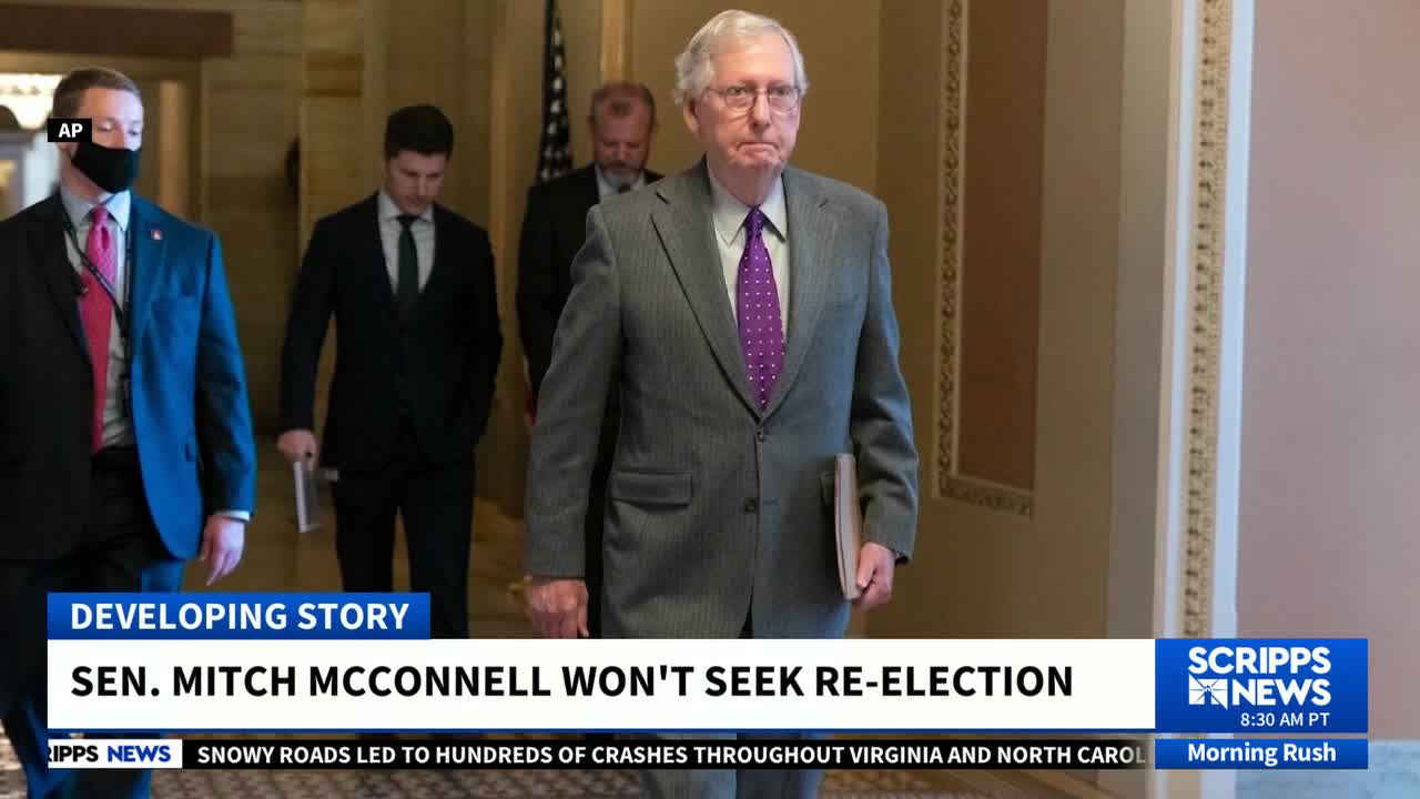 Sen. Mitch McConnell won't seek reelection in 2026 Sen. Mitch McConnell won't seek reelection in 2026