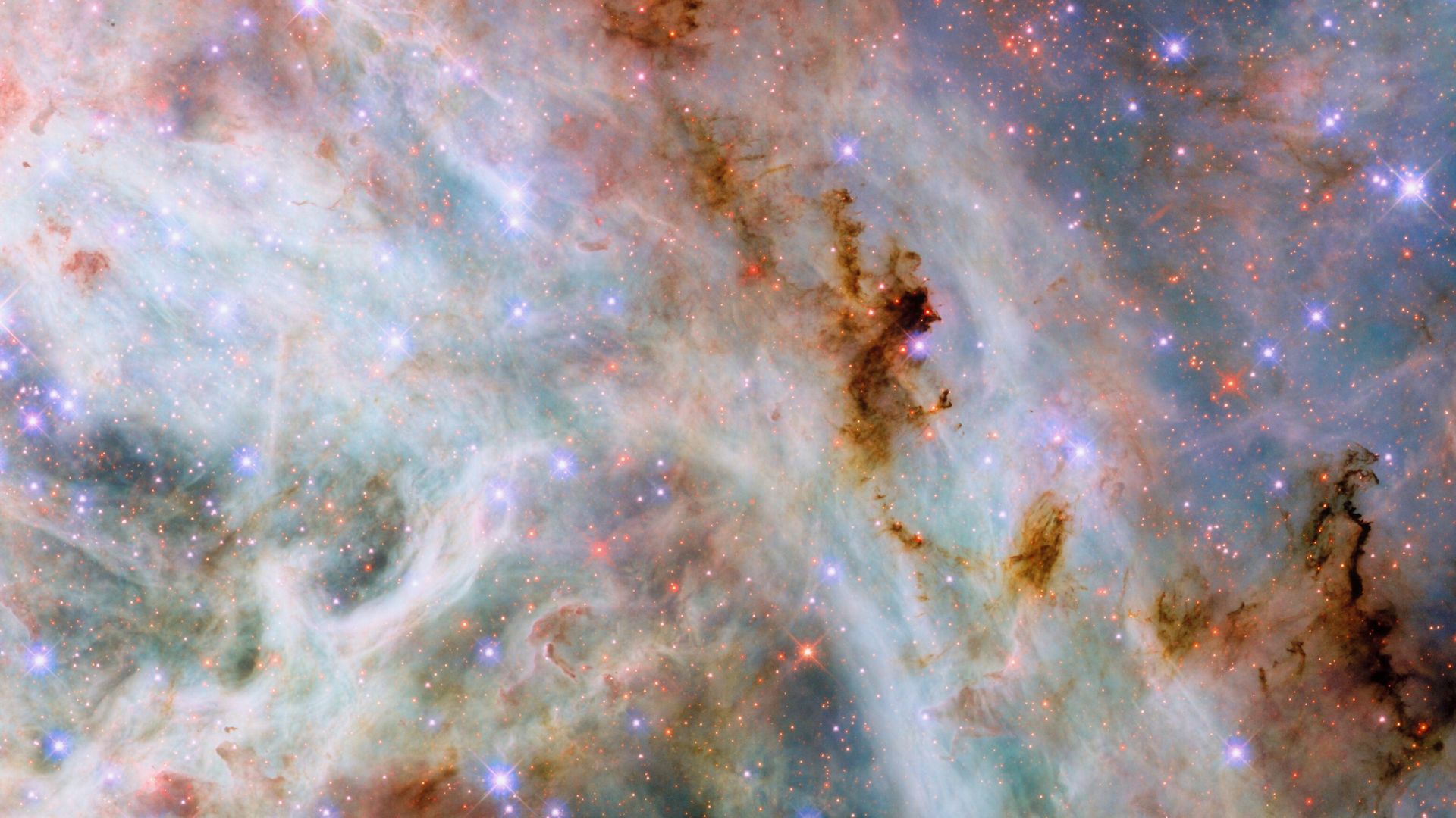 Hubble Telescope sets its eyes on cosmic cotton candy near the ...