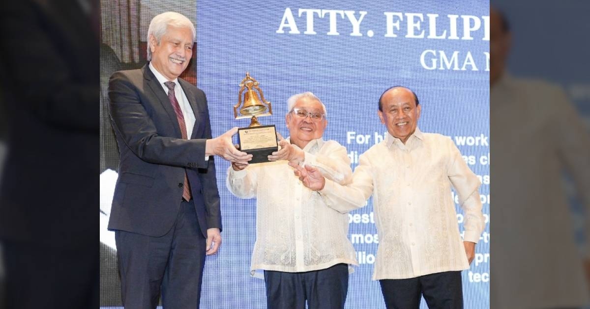 Journalism award honors GMA Network's Felipe Gozon, other personalities