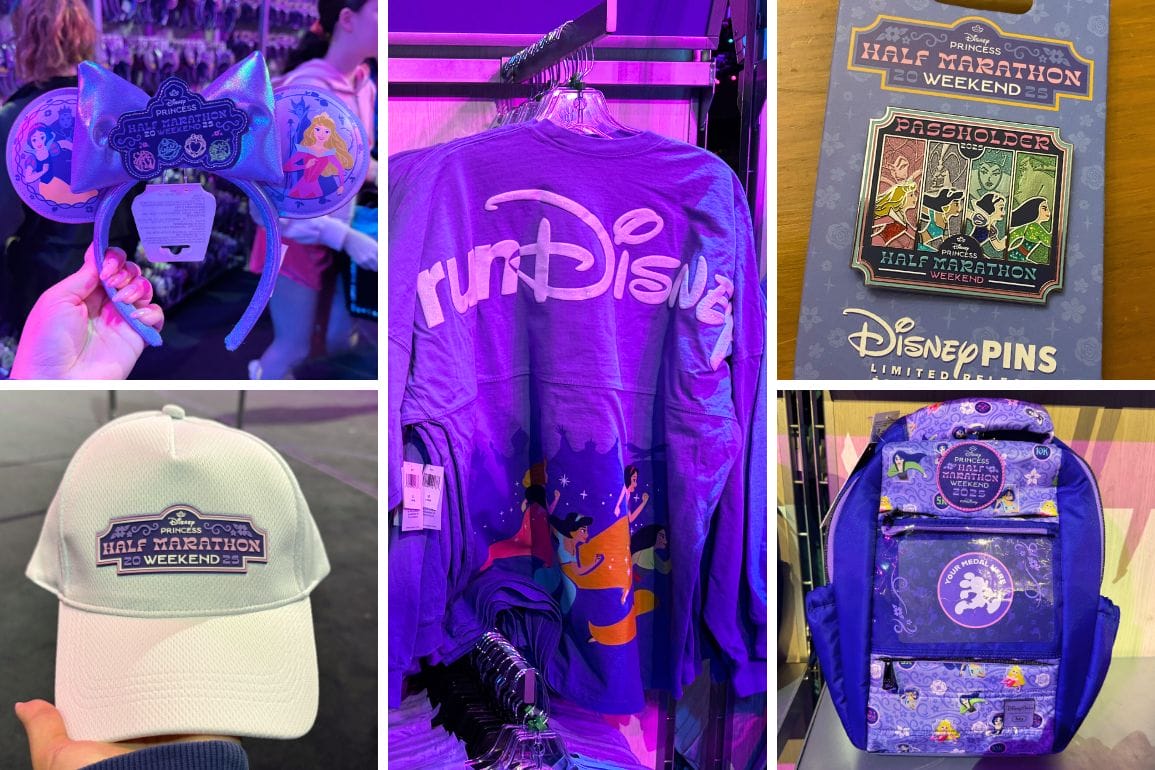 runDisney 2025 Princess Half Marathon Weekend Merchandise Includes ...