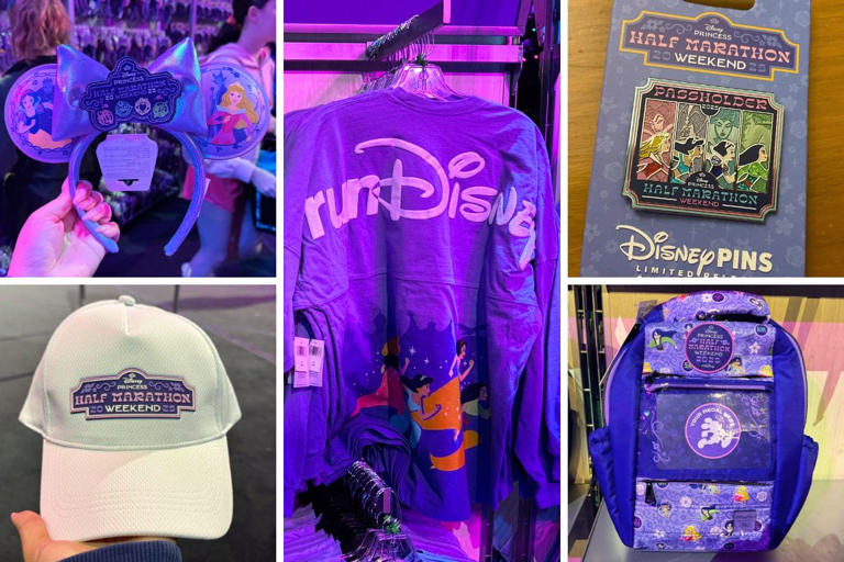 runDisney 2025 Princess Half Marathon Weekend Merchandise Includes ...