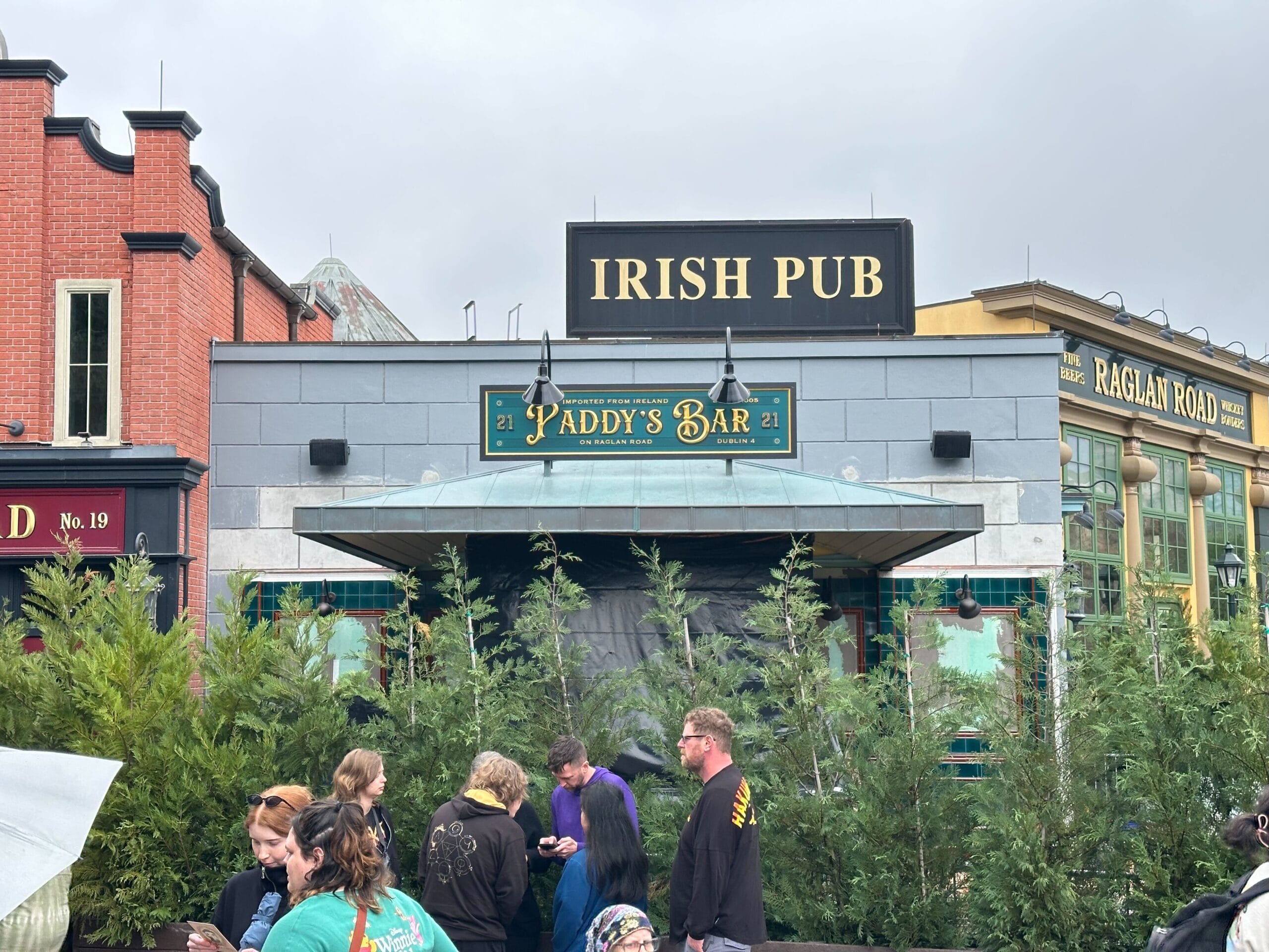 Construction Walls Removed, Shrubs Surround New Walk-Up Bar at Raglan ...