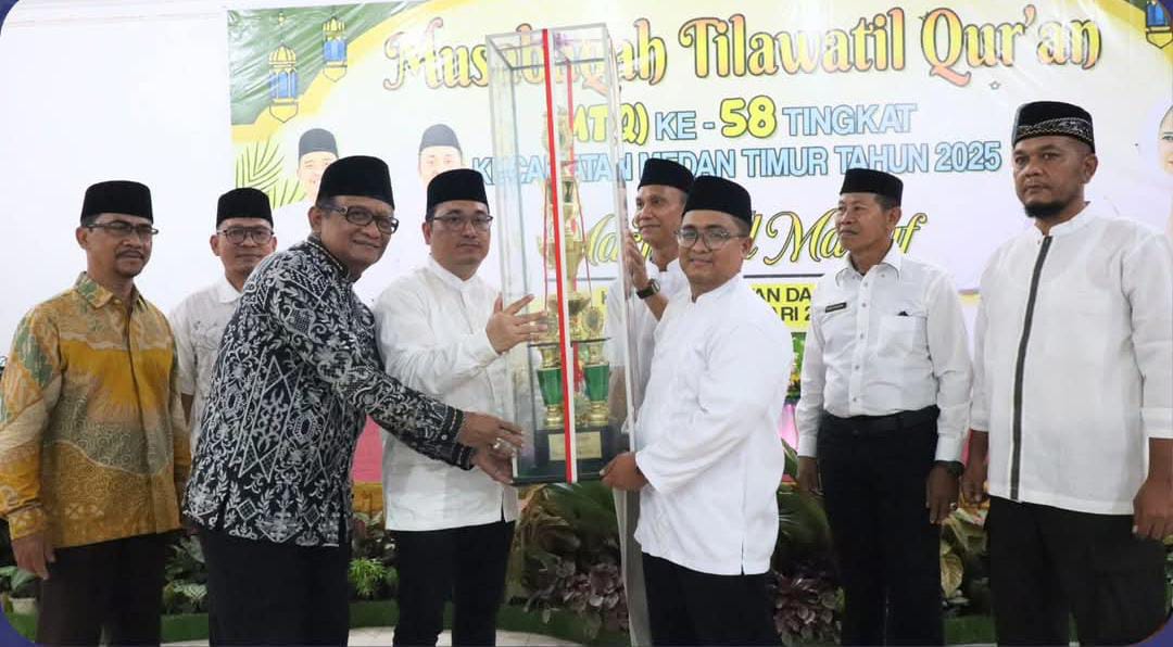 Kelurahan Pulo Brayan Darat II Juara Umum MTQ Tingkat Kecamatan Medan Timur