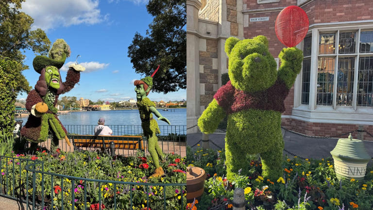 'Peter Pan' and 'Winnie the Pooh' Topiaries Installed Ahead of 2025 ...