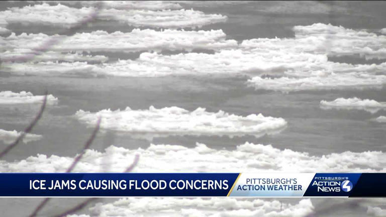 Allegheny County officials are closely monitoring freeze-thaw on the rivers