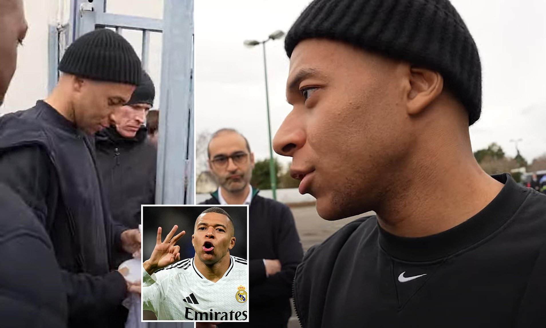 Kylian Mbappe makes surprise visit to his struggling Ligue 2 club after ...