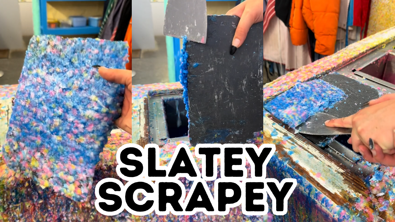 Slatey Scrapey: Oddly Satisfying Candle Wax Dipping