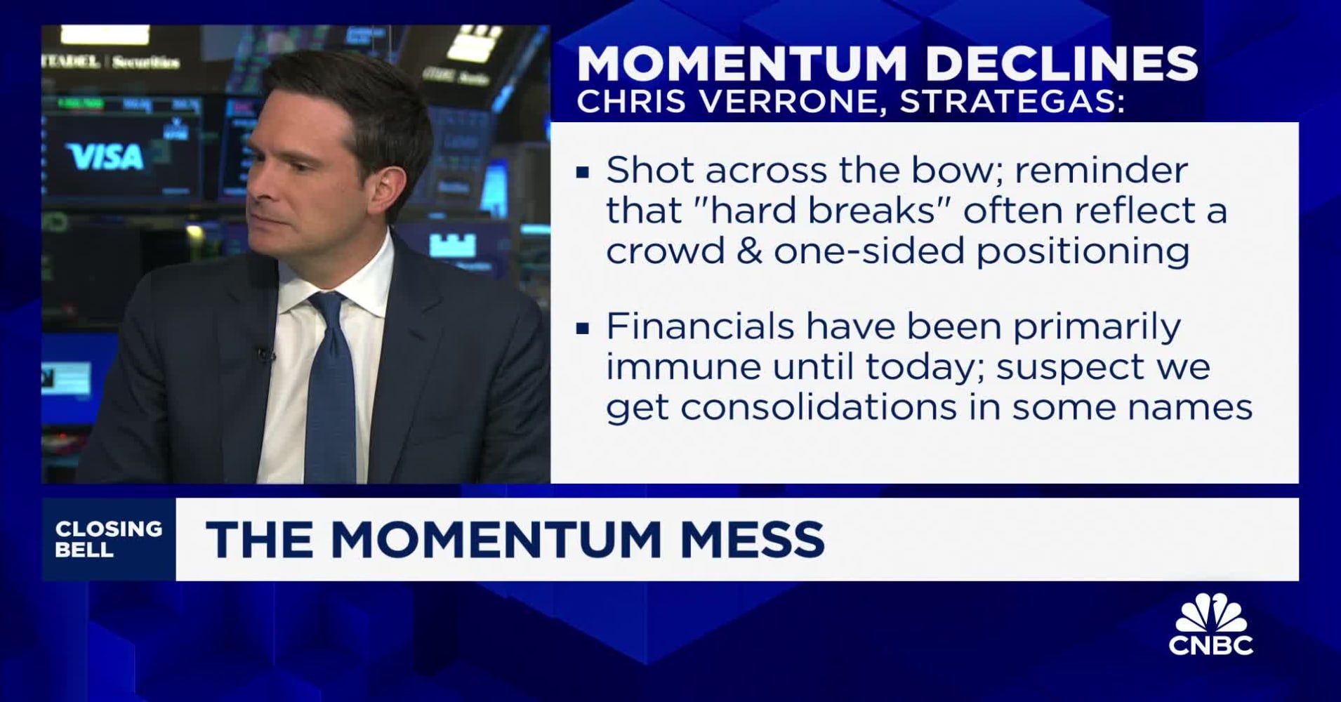 We're not on a cusp of a bear market, but consolidation is likely, says ...