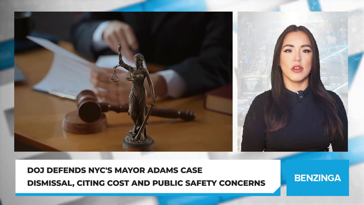 DOJ Defends NYC's Mayor Adams Case Dismissal, Citing Cost And Public ...