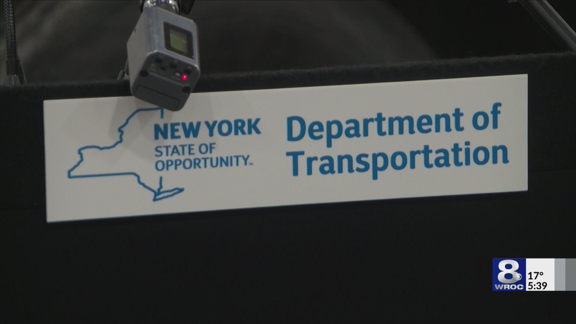 NYSDOT Commissioner visits Rochester to outline budget proposals.