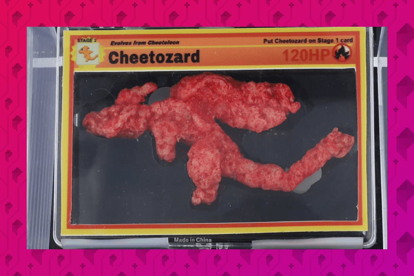 How much would you spend on Cheetozard — the Pokémon-shaped Cheeto?