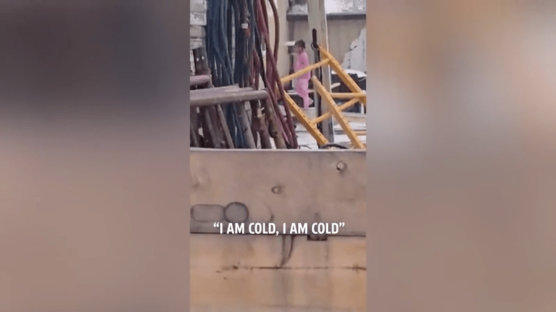 “Stop whining”: Video shows OK child begging to be let inside during ...