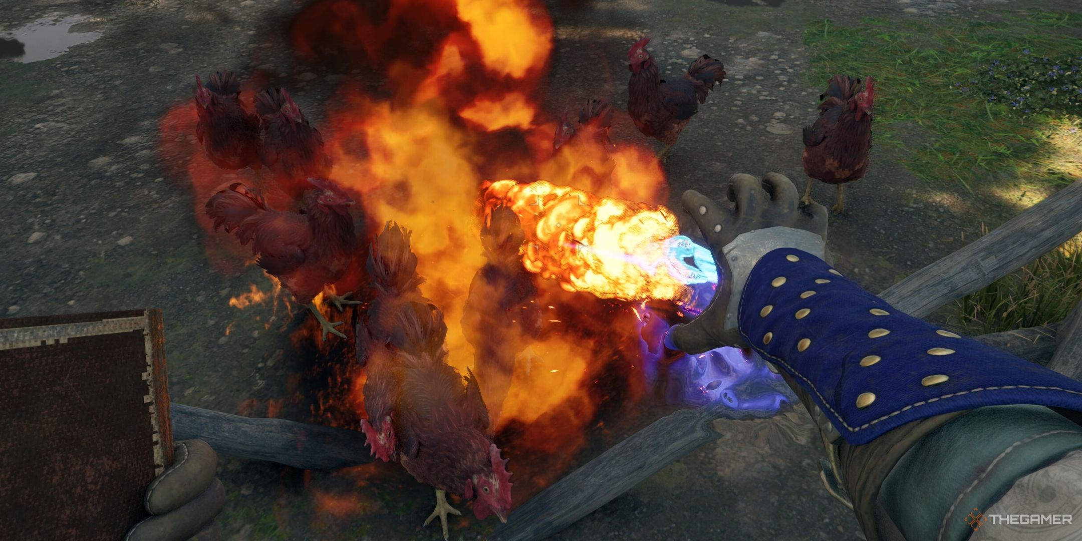 Avowed PSA: You Can't Kill Chickens