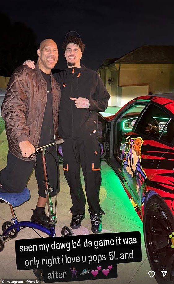 New photo emerges of LaVar Ball after foot amputation as he poses with ...