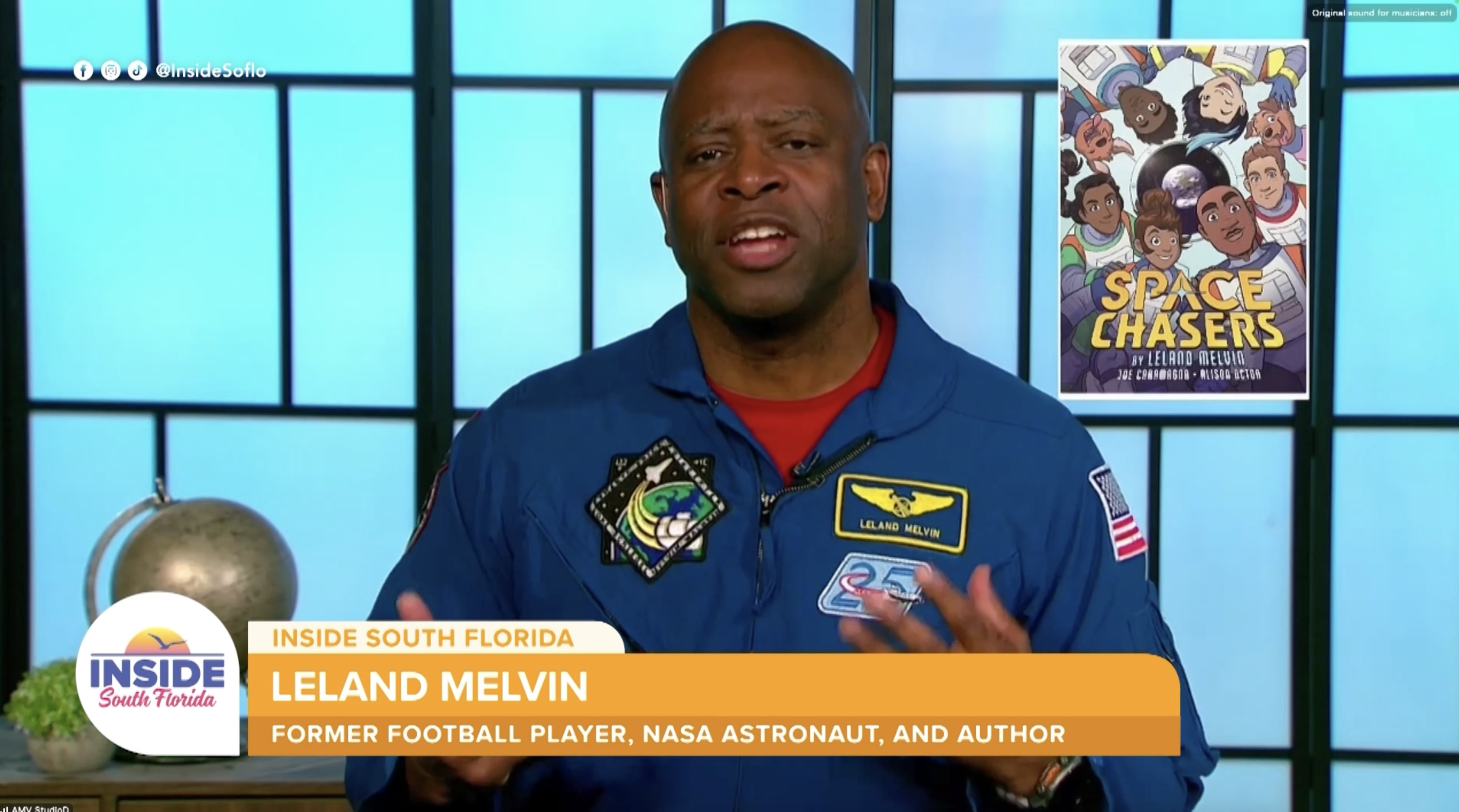 Astronaut Leland Melvin Inspires the Next Generation with Space Chasers
