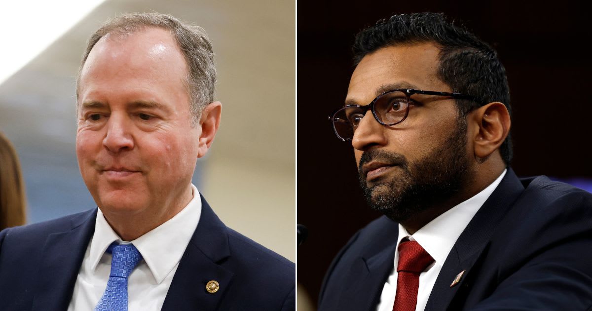 Panicked Adam Schiff Went to FBI Building for One Last Attempt to Derail Kash Patel's ...