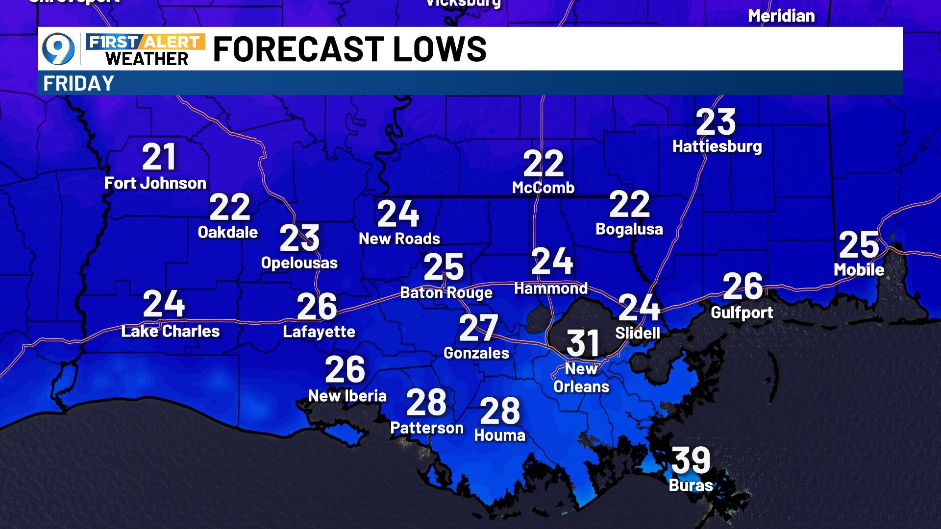 Freeze threat eases this weekend as rain chances climb