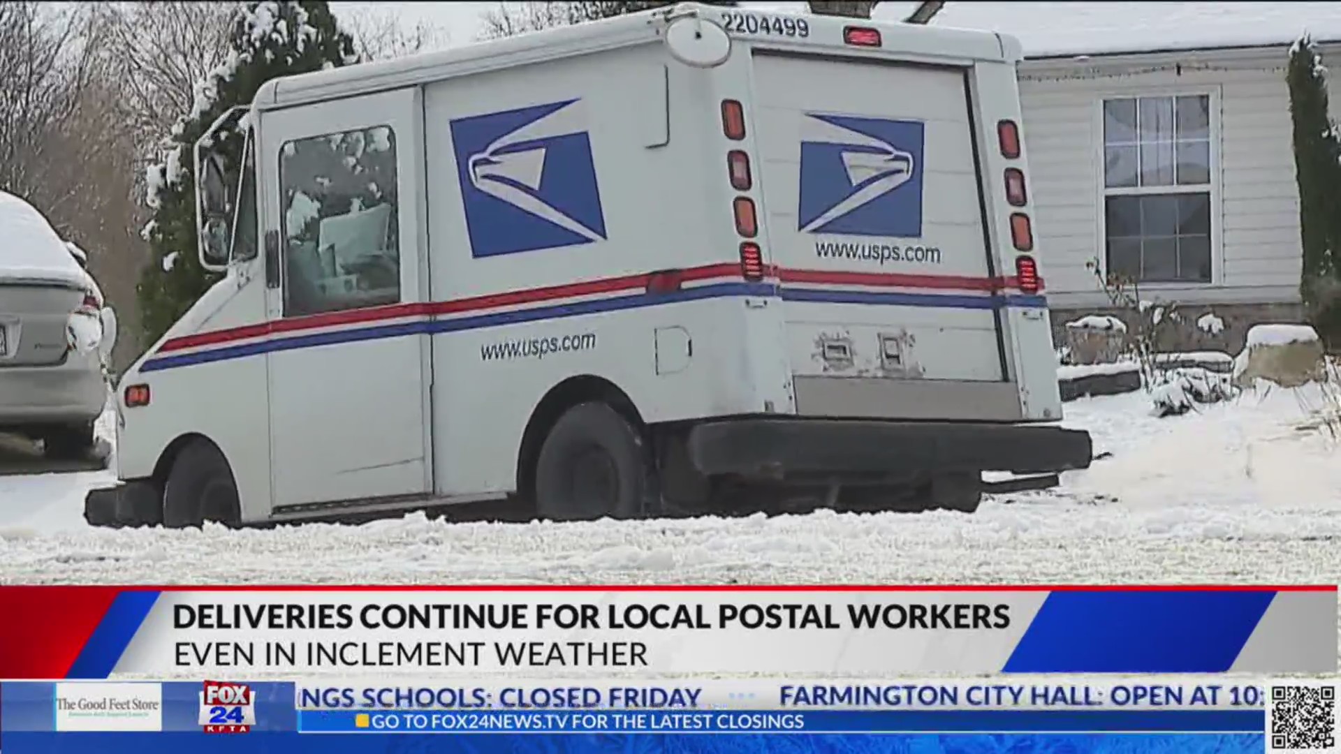 United States Postal Service carriers staying ahead of winter weather